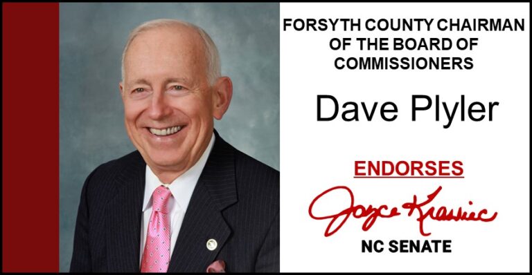 Joyce Krawiec - Dave Plyler, Chairman, Forsyth County Board of ...